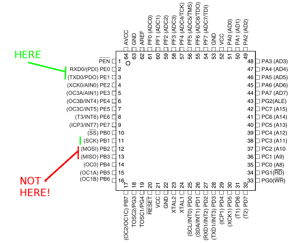 Xprog M Atmega64 Pinout Xprog M Atmega64 Pinout